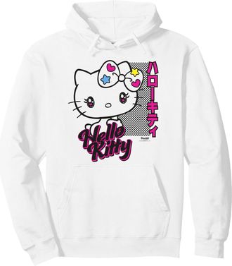 Hello Kitty Bright Tokyo Japan S&uuml;&szlig;es Herz mit Stern, s&uuml;&szlig;er Klassiker Pullover Hoodie