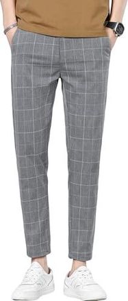 Generic Pantalon chino slim fit slim fit slim chino pantalon chino stretch pantalon chino stretch, gris, XXL