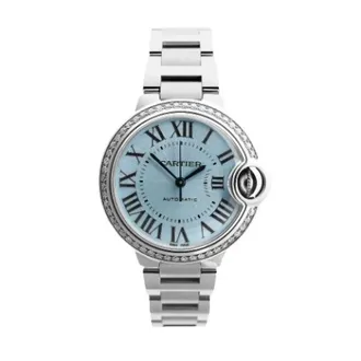 Cartier unisex, Pre-owned, Bleu, Taille: ONE Size Montre Ballon Bleu W4Bb0028 Pre-owned