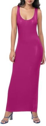 Generic Robe de cocktail longue semi-formelle &agrave; dos nu pour femmes, invit&eacute;es de mariage, printemps, &eacute;t&eacute;, vacances, cocktail, travail, mariage, rose vif, 3XL