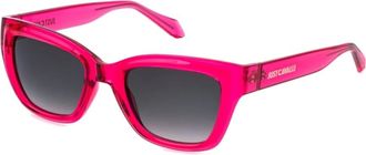 Just Cavalli Lunettes de soleil carr&eacute;es - unisex - Accessoires - Rouge - Taille: 52 MM