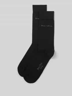 Marc O'Polo Socken mit Logo-Schriftzug im 2er-Pack