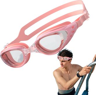 Generic Schwimmbrille - Brille mit gro&szlig;em Sichtfeld - Antibeschlagbrille f&uuml;r Training und Wasserspiele F&uuml;r M&auml;nner Frauen Jugendliche