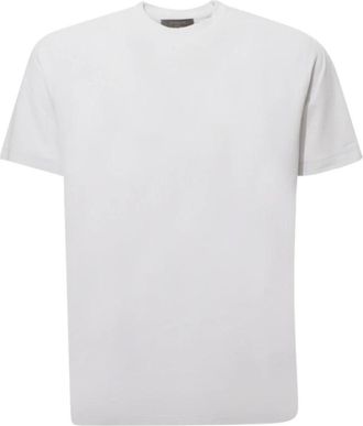 Zanone Homme, Tops, Blanc, Taille: M T-shirt IceCotton Coupe Slim
