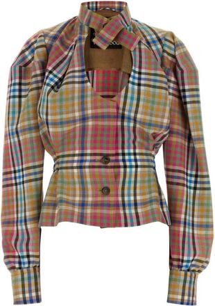 Vivienne Westwood Femme, Vestes, Multicolore, Taille: 36 FR Vase Blazer