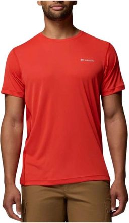 Columbia Homme, Sport, Rouge, Taille: S Zero Rules Light SS Crew