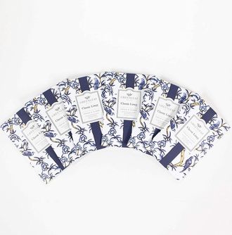 Greenleaf Classic Linen Duftsäckchen, groß, 6er-Pack, für Schubladen, Schränke, Bettwäsche, Lufterfrischer-Duftbeutel, sauberer Baumwollduft, langlebig