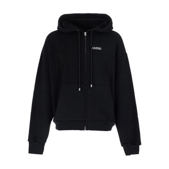 Amiri Varsity Patch Oversized Zip Hoodie - - Sweatshirts & Hoodies - Herren - Schwarzk - M