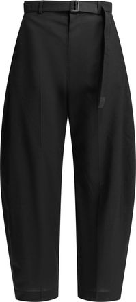 sacai Pantalon en laine ajust&eacute; Sacai