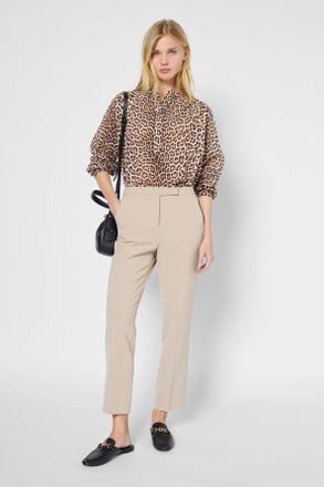 Gerard Darel Pantalon droit au dos &eacute;lastiqu&eacute; - LIANA - Beige