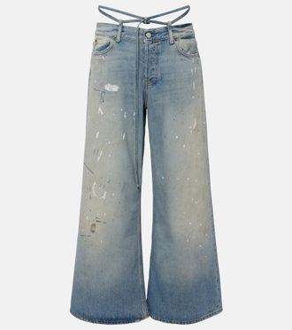 Acne Studios Low-Rise Flared Jeans Trafalgar