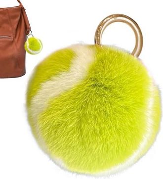 Generico Porte-cl&eacute;s de tennis pour sac &agrave; dos - Jolie cha&icirc;ne de cl&eacute; de tennis de tennis en balle de tennis de balle de tennis qui revient un peu de plaisir dans