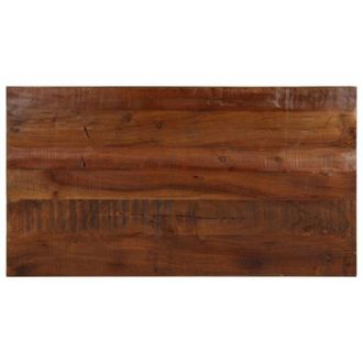 vidaXL Dessus de table 100x70x2,5cm rectangulaire bois massif r&eacute;cup&eacute;r&eacute; Vidaxl