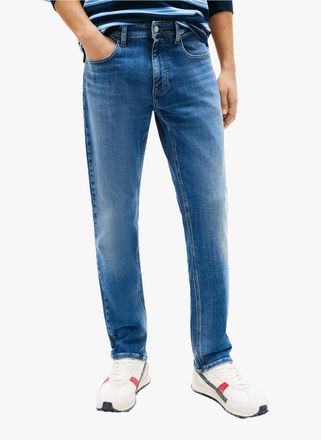 Tommy Hilfiger Jean slim d&eacute;alv&eacute; en coton m&eacute;lang&eacute;