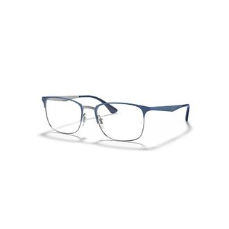 Ray-Ban Rb6421 Optics Blau Fassung Klar Glas Polarisiert 54-18
