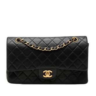 Chanel unisex, Pre-owned, Noir, Taille: ONE Size Sac bandouli&egrave;re classique double rabat Pre-owned