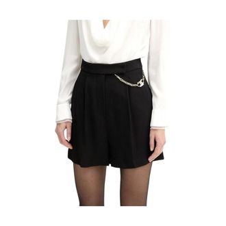 Elisabetta Franchi Damen, Shorts, Schwarzk, 3XLGr&ouml;&szlig;e