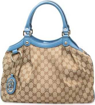 Gucci Shopper - Medium GG Canvas Sukey Tote - Gr. unisize - in Braun - f&uuml;r Damen
