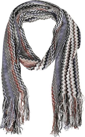 Missoni Femme, Accessoires, Multicolore, Taille: ONE Size Zig-zag Fringed Scarf