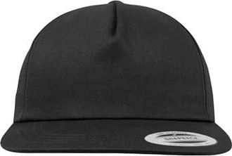 Flexfit Mixte Unstructured 5-Panel Snapback Black One Size Casquette, Noir, Taille Unique EU