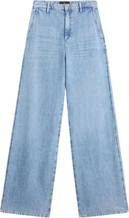 7 For All Mankind Femme, Jeans, Bleu, Taille: W26 Pantalon Large