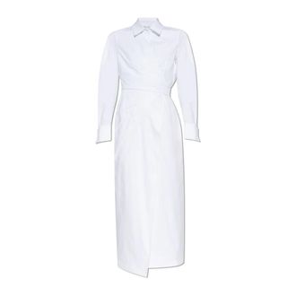 Max Mara Kleid mit Balzac-Kragen - - Dresses - Damen - Wei&szlig; - XS