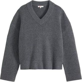 Levi's Pull droit col V en coton m&eacute;lang&eacute;