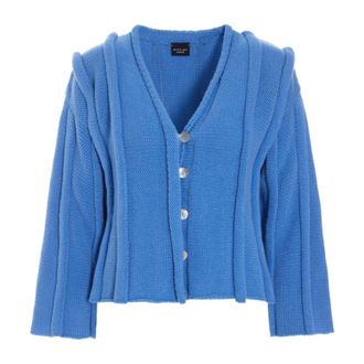 Bitte Kai Rand Cardigans - Femme - Pulls - Bleu - Taille: 42 FR