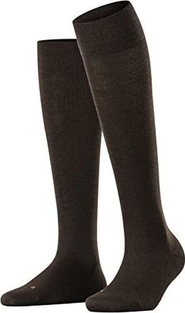 Falke Sensitive Berlin W KH laine coton non-comprimantes 1 paire, Chaussettes longues Femme, Marron (Dark Brown 5230) nouveau - écologique, 39-42