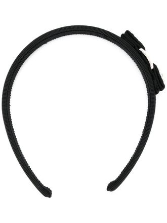 Ferragamo serre-t&ecirc;te &agrave; d&eacute;tail de noeud - Noir