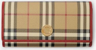 Burberry Portefeuille continental Check