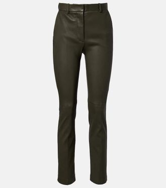 Joseph Pantalon slim en cuir