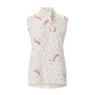Valentino &Auml;rmelloses Seidentop - - Blouses & Shirts - Damen - Wei&szlig; - 4XS