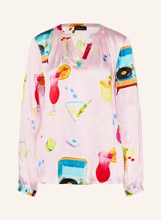 Grace Grace Blusenshirt Mit Seide rosa