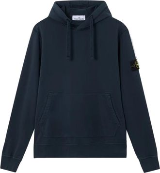 Stone Island Homme, Sweatshirts et sweats &agrave; capuche, Bleu, Taille: XL Stone Island Sweaters Blue