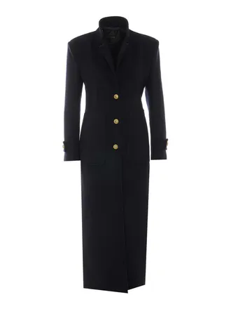 Pinko Manteau Au Genou - Bleu