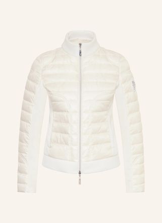 Monari Monari Steppjacke Im Materialmix Mit Schmucksteinen weiss