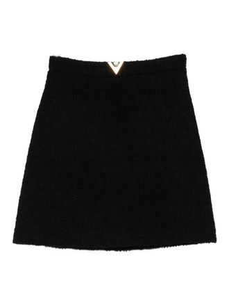Valentino Garavani Jupe Midi - Noir