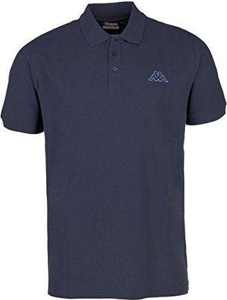 Kappa Unisex Polo Shirt Women Men 303173 Navy, Größe Bekleidung:L