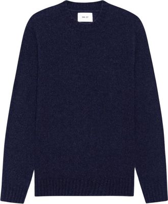 Nn.07 Nn07 - Lee Sweater - Homme - Pulls - Bleu - Taille: S