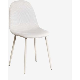 Sklum Pack mit 4 Glamm Esszimmerst&uuml;hlen Creme-Beige