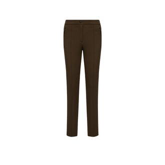 Moncler Moncler Technical Twill Trousers, Women, Green, Size: 38