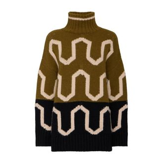 La DoubleJ Comber Rollkragenpullover - - Knitwear - Damen - Mehrfarbig - M