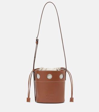 Miu Miu Sac seau en cuir