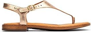 Pikolinos Sandales Plates en Cuir ALGAR pour Femme Color Champagne