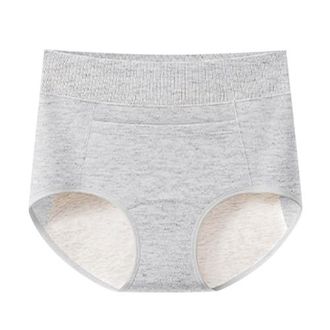 Generic Culotte Anti Bactérienne Femme, sous-vêtements Anti-fuitess, à Porter au Quotidien et Pendant Les règles (Grey, M)