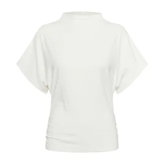 MY ESSENTIAL WARDROBE Elegante Slim-Fit Bluse in Snow White - - Tops - Damen - Wei&szlig; - L