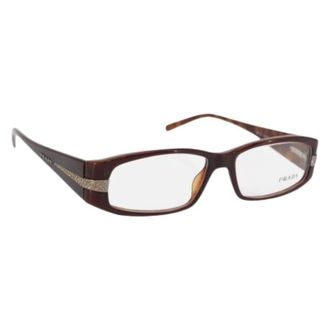 Prada Lunettes de soleil en plastique Pre-owned - Femme - Pre-owned - Brun - Taille: ONE Size