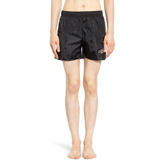 Givenchy Mens Black Polyamide Swim Shorts