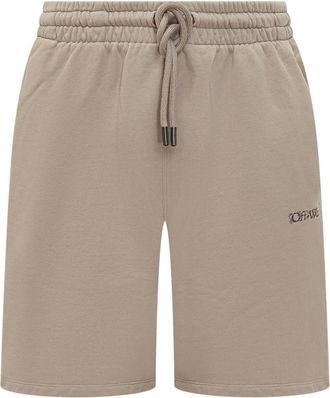 Off-white Homme, Shorts, Beige, Taille: S Heraldic Sweatshorts